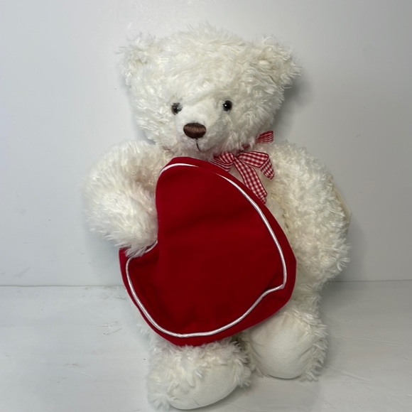 Hallmark | Toys | Hallmark Teddy Bear With Heart Pouch 3 Inches | Poshmark